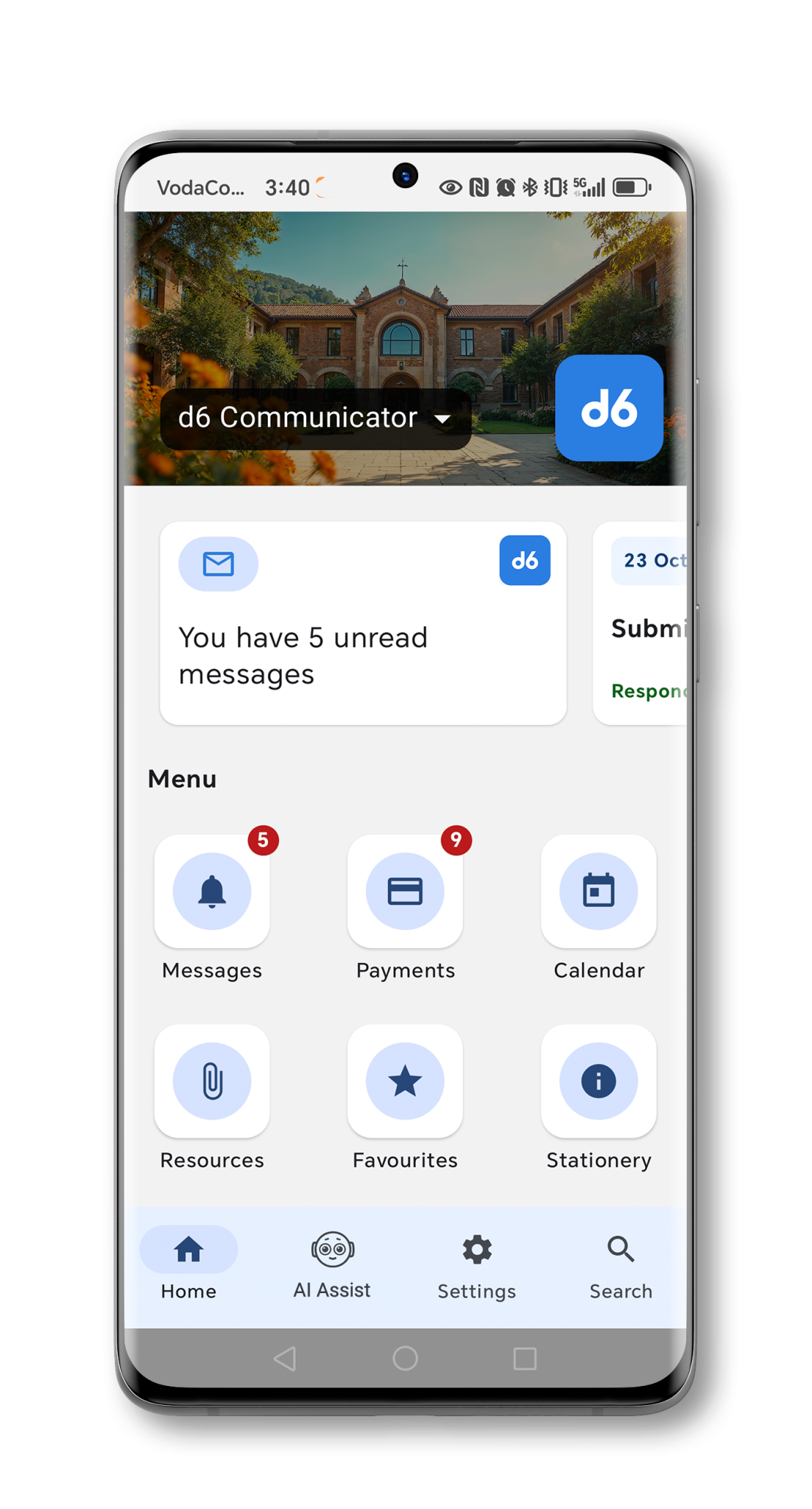 d6 | New UI/UX for the d6 Communicator
